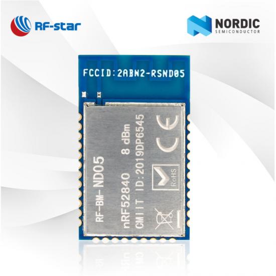 Multi-Protocol Nordic SoC NRF52840 BLE5.0 Module RF-BM-ND05 | RF-star