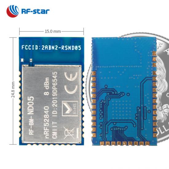 Multi-Protocol Nordic SoC NRF52840 BLE5.0 Module RF-BM-ND05 | RF-star