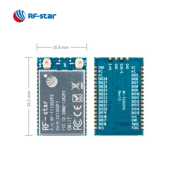 CC1352P7 Multiprotocol Sub-1 GHz And 2.4-GHz Wireless Module RF-TI1352P2 | RF-star