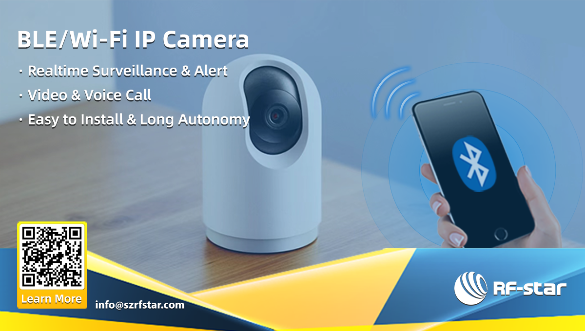 BLE/Wi-Fi IP Camera | RFSTARIOT.com